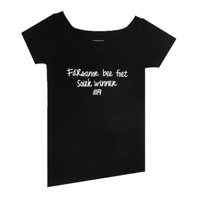 FDR官方店针织一字肩斜肩上衣