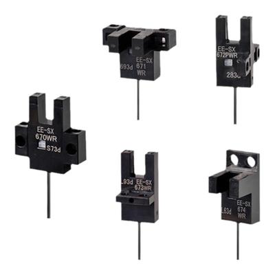 U槽型限位光电开关EE-SX670/671/672R673P674A-WR带线感应传感器