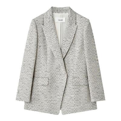 【长绒棉】Laurel劳芮新款冰尘花呢收腰西装LWL361T00800