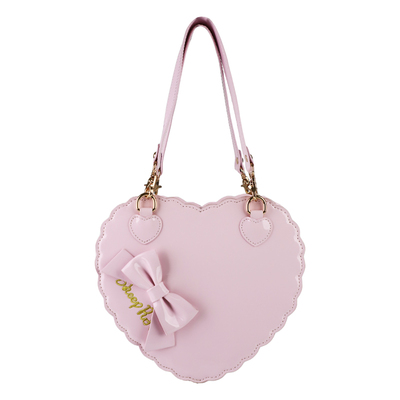 【七团定金】绵羊泡芙爱心包漆皮哑光大中小号lolita手提斜挎包