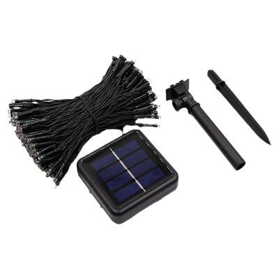 新年挂树上彩灯闪灯串满天星