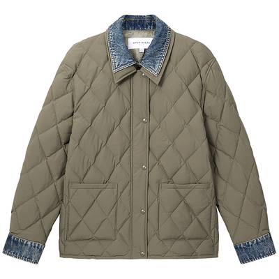 MissSixty牛仔拼接羽绒外套