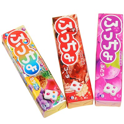 悠哈日本进口汽水50g夹心软糖