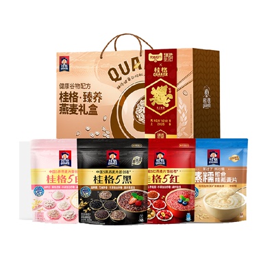 臻选桂格5养蒸糯燕麦礼盒