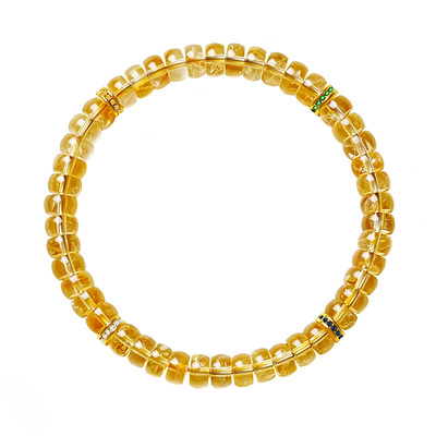 宫里上新正品天然黄水晶手串