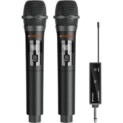 Sansui/山水 K1 家用无线话筒麦克风Ktv专用K歌U段调频带接收器