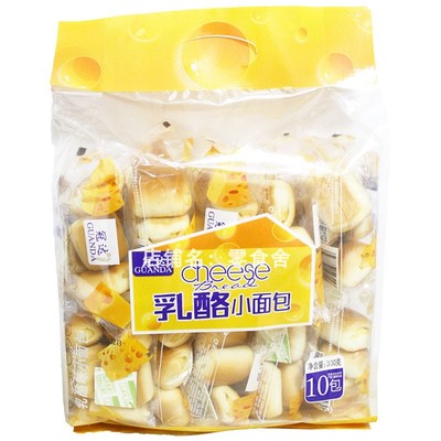 绵软夹心冠达乳酪小面包