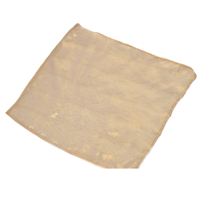 飘逸防晒面纱锦丝烫金