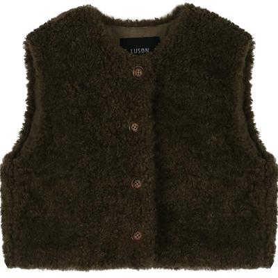 NorNor女童加绒保暖马甲