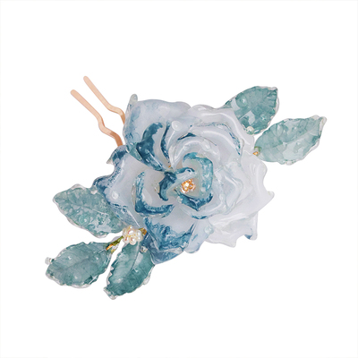 冷藏星空热缩发簪蝶贝步古风