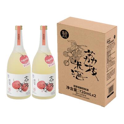 盒马 荔枝米酒 720ml*2瓶