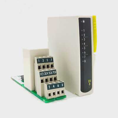 INVENSYS FOXBORO DI8 LOGIC DIGITAL INPUT MODULE WITH BASE 25