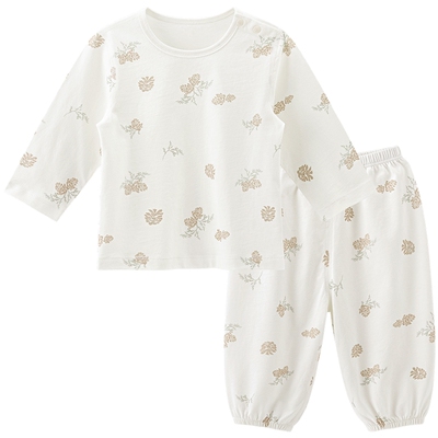 乖奇熊男女宝宝夏季纯棉内衣套装