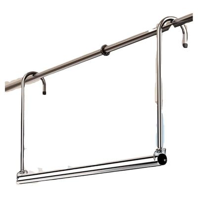 晾衣架家用阳台伸缩晾衣杆升降折叠凉晒被子神器吊挂可折叠免打孔