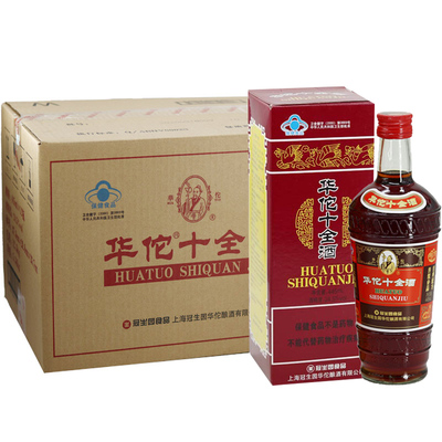 冠生园华佗十全酒整箱445ml*12瓶