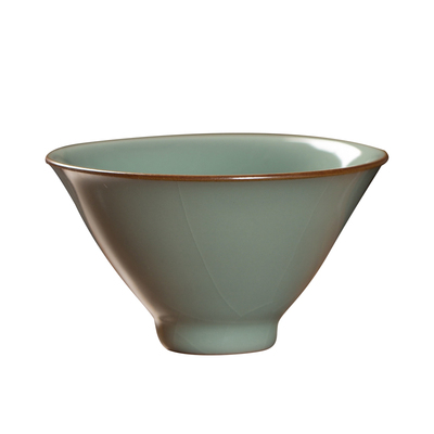 问鼎复古开片瓷中式主人杯