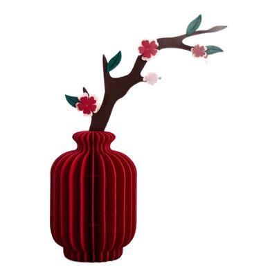 吾家有喜立体花瓶摆件结婚房布置