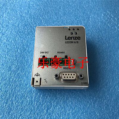 议价拆机Lenze伦茨变频器lecom-A/B RS232接口模块EMF2102IBCV001