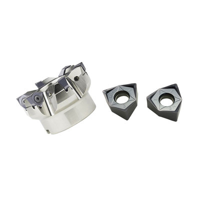 90度mfwn双面六角盘重切削铣刀片