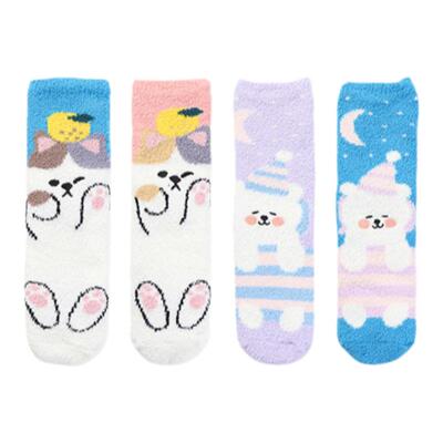 双层加厚更保暖可爱图案趣味十足