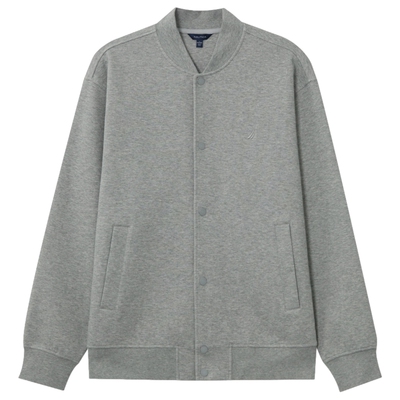 诺帝卡棒球领针织夹克