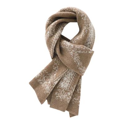 冬针织纯山羊绒围巾男女毛线围脖