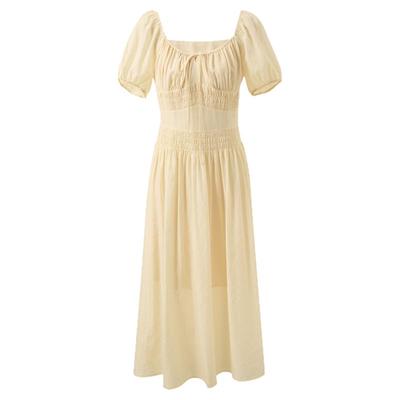 ibudu2025夏季新款莱赛尔连衣裙