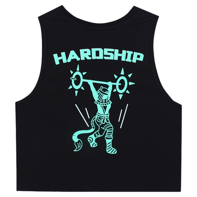 HARDSHIP举铁埃人体能健身短背心