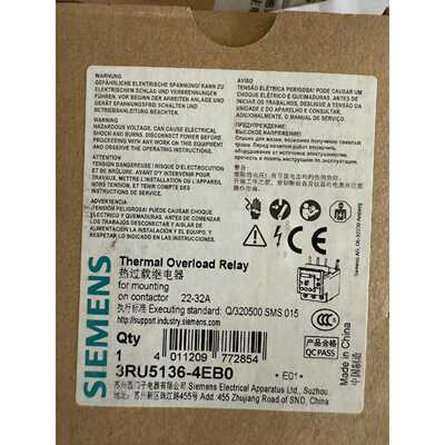 询价-3RU51364EB0热过载继电器