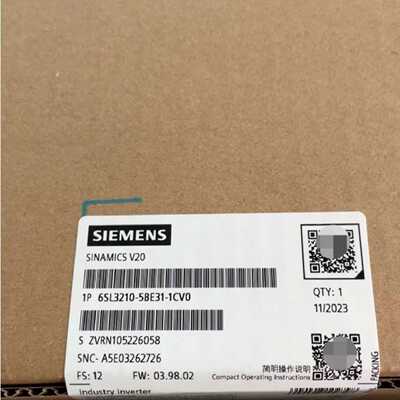议价西门子6SL3210-5BE31-1CV0 V20 380-480V变频器6SL32105BE311