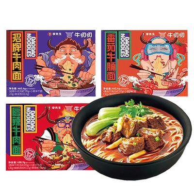 李先生大块牛肉面堂食款整箱送酱