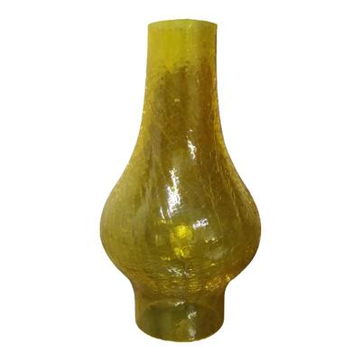 玻璃灯罩灯饰复古裂纹马灯煤油灯台灯透明磨砂灯罩防风烛台玻璃罩