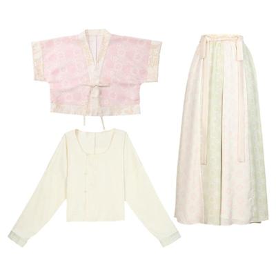 灼灼其华森女部落原创古风汉元素三件套套装2025年新款女夏款