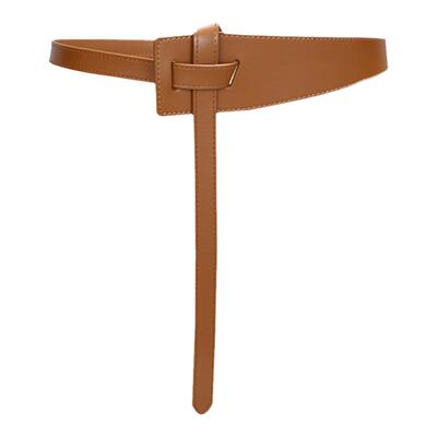 真皮皮带时尚配裙子收腰百搭