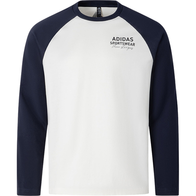 阿迪达斯男女透气休闲宽松T恤