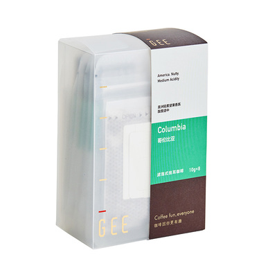 GeeCoffee哥伦比亚黑咖啡挂耳包