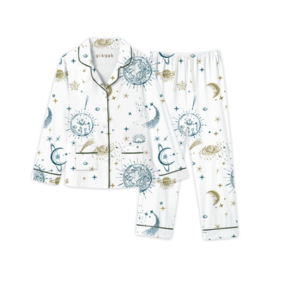 yikyak儿童家居服亲子服成人睡衣