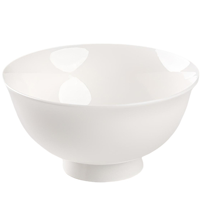 依山石坊一级骨瓷高脚碗饭碗面碗