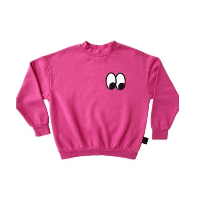 LMH23秋季儿童纯棉眼睛卫衣卫裤