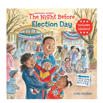 【现货】The Night Before Election Day 大选日的前一天晚上 儿童绘本【善优童书】