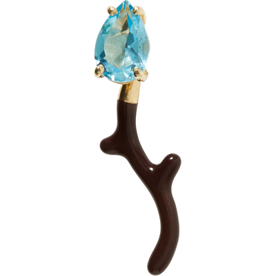 【折扣】Bea Bongiasca 女帕托石9K金耳环(单只)