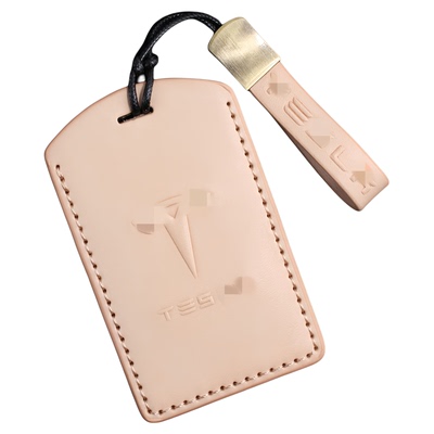 特斯拉卡片钥匙套进口植鞣皮卡套