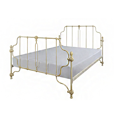 维埃纳超美150/180仿古白双人床