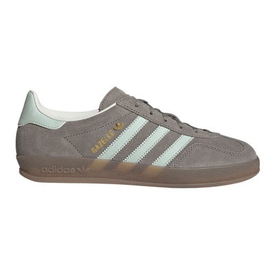 滔搏adidas阿迪达斯三叶草男女鞋GAZELLEINDOORW运动休闲鞋JR2430