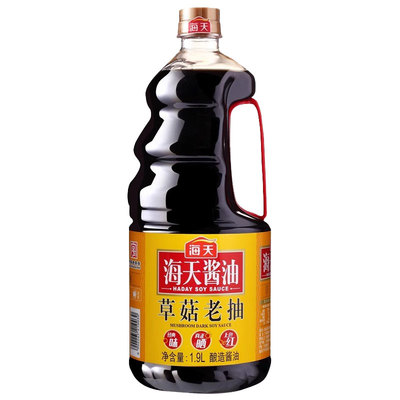 海天草菇老抽调料酱油