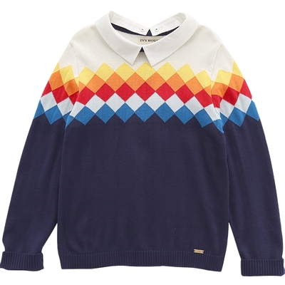 常春藤英伦秋冬季女童毛衣