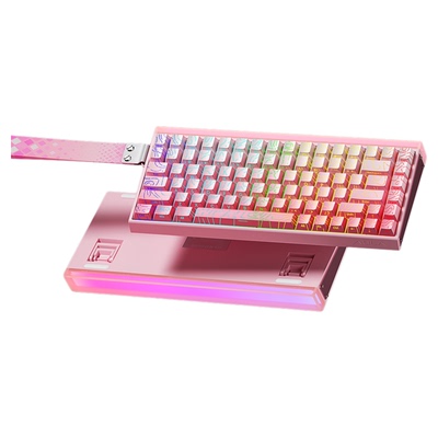 狼蛛Hero84HE磁轴键盘电竞游戏有线碳纤维定位板无畏契约打瓦CS2