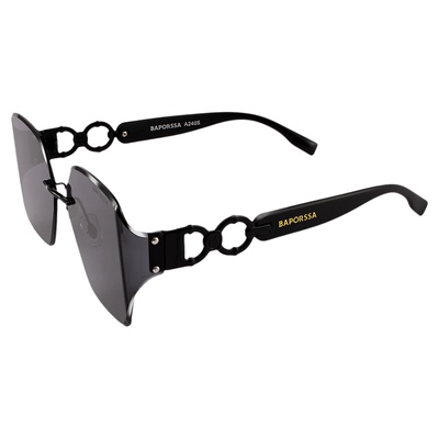巴宝莎防紫外线曲面太阳镜时尚