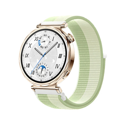 适用于华为gt6手表表带gt5新款尼龙GT4腕带gt5pro女创意watch5魔术贴gt3替换带时尚2pro便携透气runner夏配件