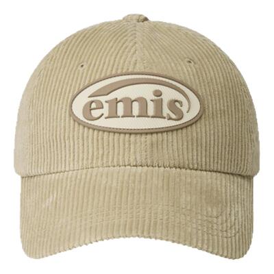 emis橡胶徽章灯芯绒棒球帽